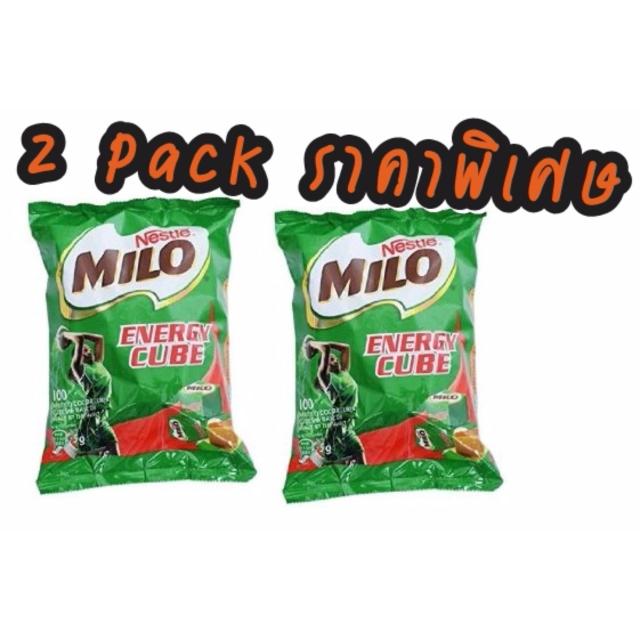 ราคาล่าสุด Milo Energy Cube ไมโลคิวป์ (2 ห่อ มี 200 เม็ด)