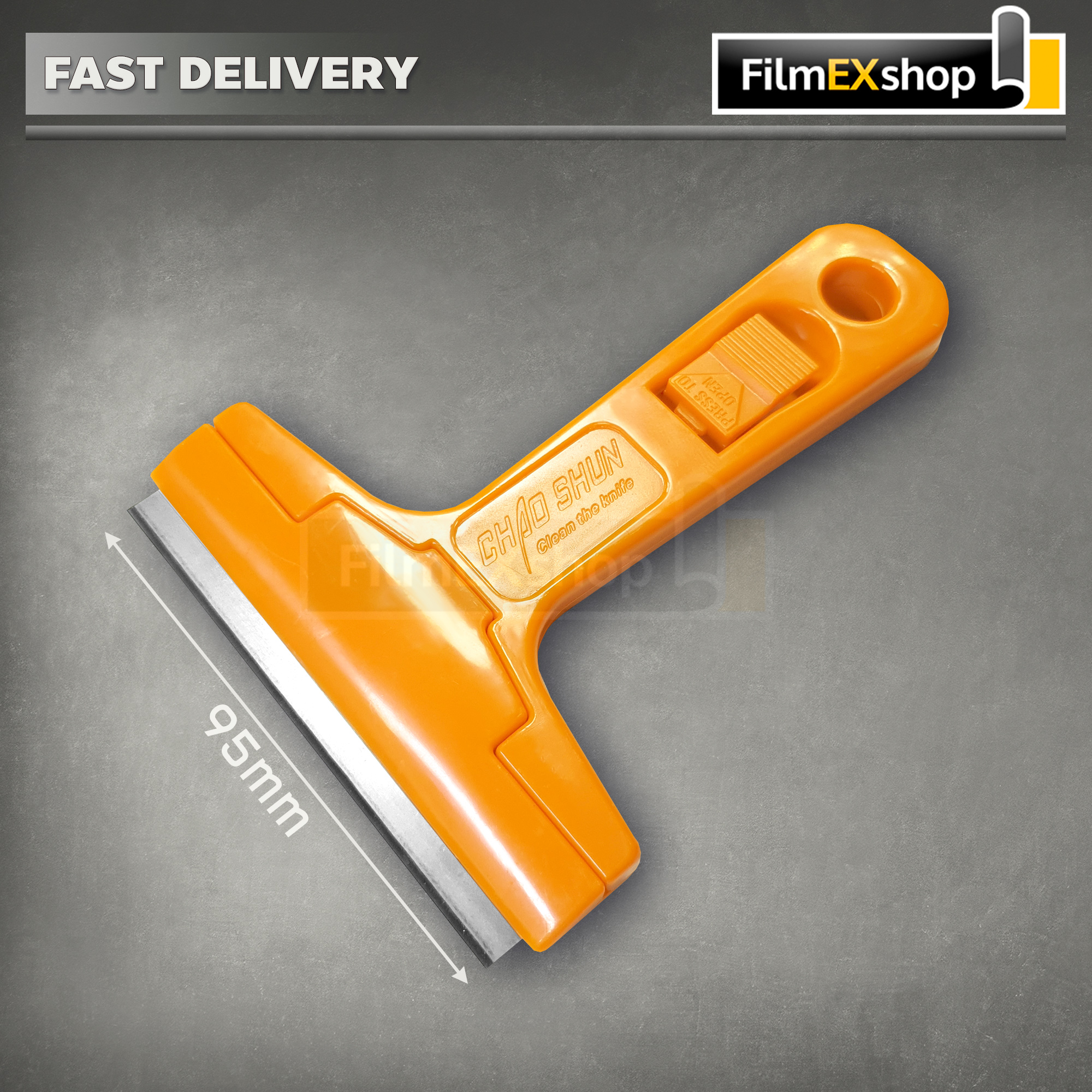 มีดขูดทำความสะอาดกระจก มีดขูดสี ลอกฟิล์ม คัตเตอร์ขูดสี เครื่องมือติดฟิล์ม Scraper SCR-36 ...