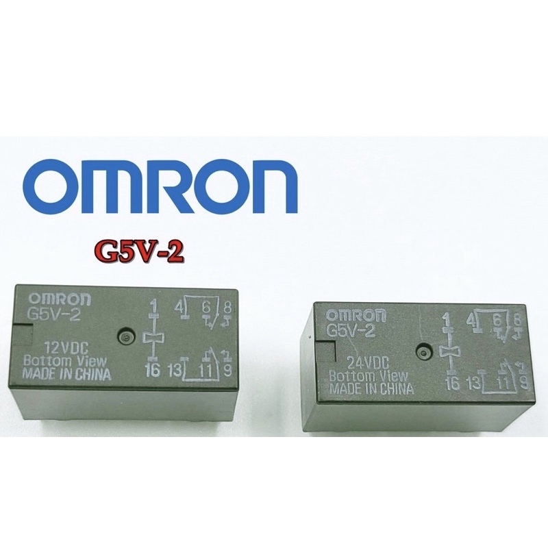 ออกบิลได้ (1 ชิ้น) G5V-2-12VDC G5V-2-24VDC signal relay ยี่ห้อ OMRON 8 ...