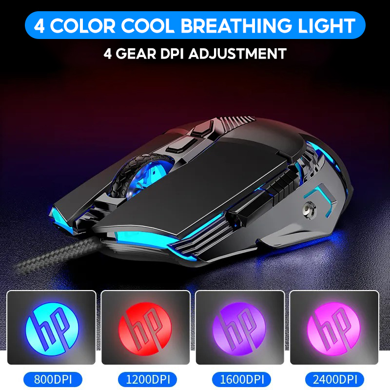 NEWHP G160 WIRED GAMING MOUSEเมาส์สำหรับเล่นเกมส์ คุณภาพสูงในราคา ...