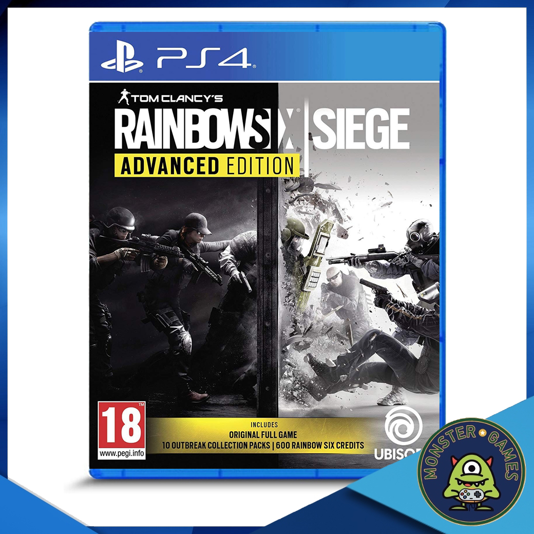Rainbow Six Siege Advanced Edition Ps4 แผ่นแท้มือ1!!!!! (Ps4 games)(Ps4 ...