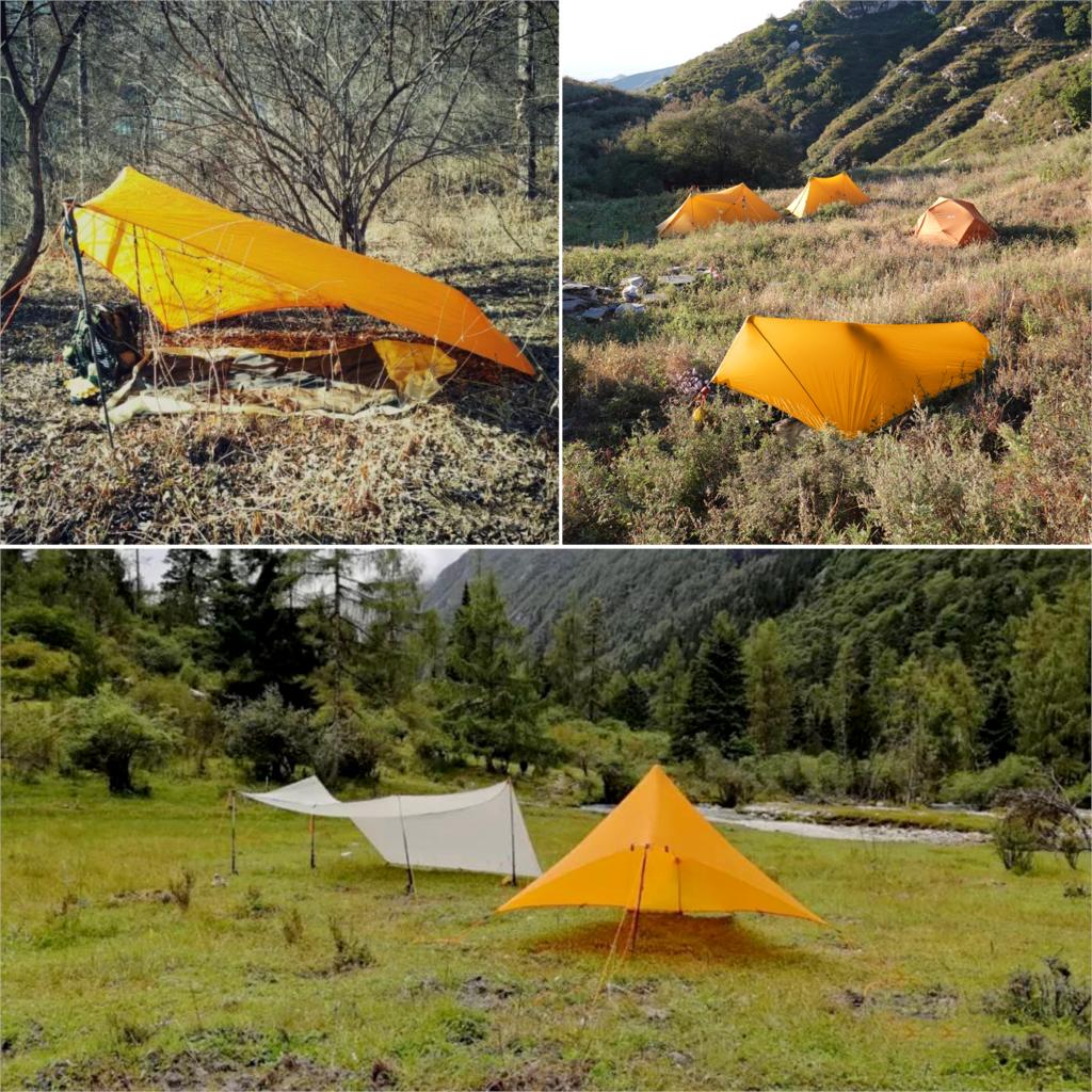 Ultralight 310g Flysheet Tent Waterproof 20D Double-sided Silicone ...
