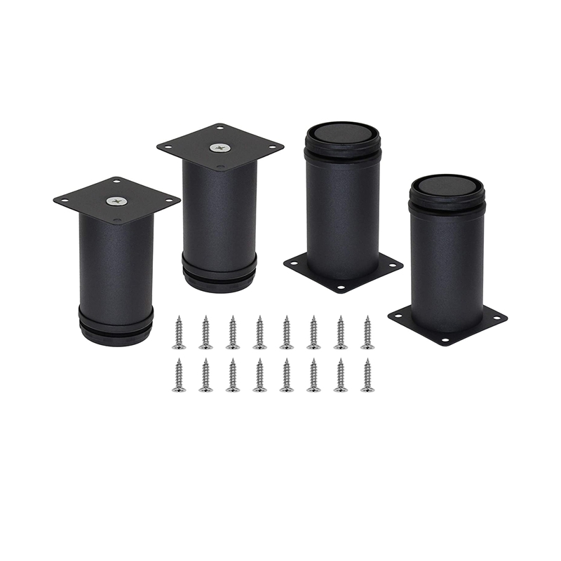 4Pcs 4 Inch Adjustable Furniture Legs Stainless Steel Table Legs ...