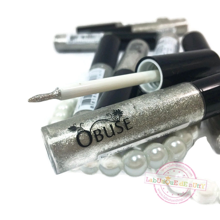 No.08 OB-1110 อายไลน์เนอร์กลิสเตอร์ Obuse Shine Eyeliner - Mercury ...