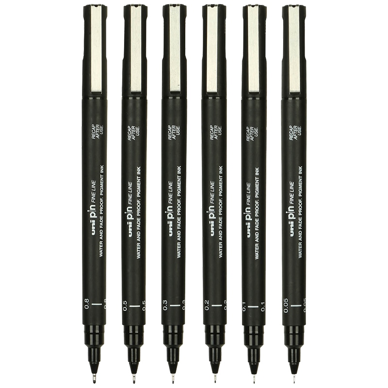 Uni mitsubishi Japan needle tube pen students use waterproof drawing to ...