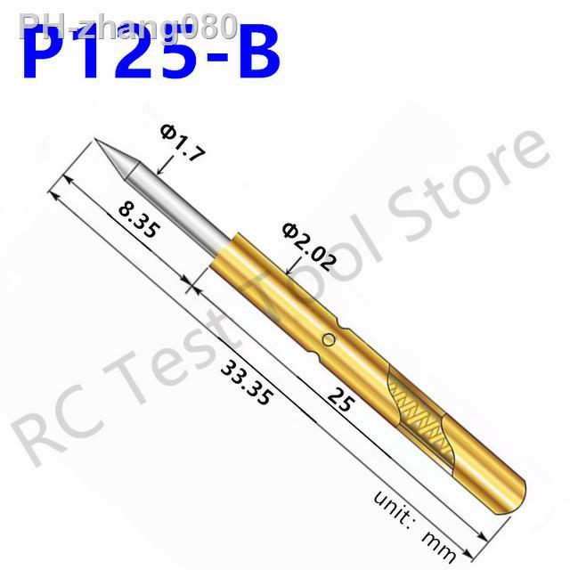 20/100PCS Spring Test Pin P156-B P125-B P100-B P160-B PL75-B PM75-B P75 ...