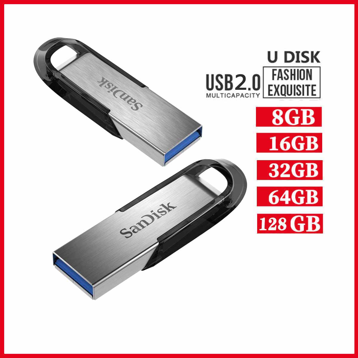 แฟลชไดร์ฟ SANDISK Flash Drive Ultra flair USB 3.0 (SDCZ73-G46) 8GB 16GB ...