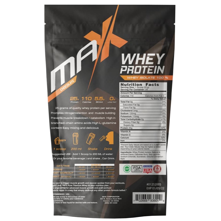 MAX Whey Protein ISOLATE - Aiqinhai - ThaiPick