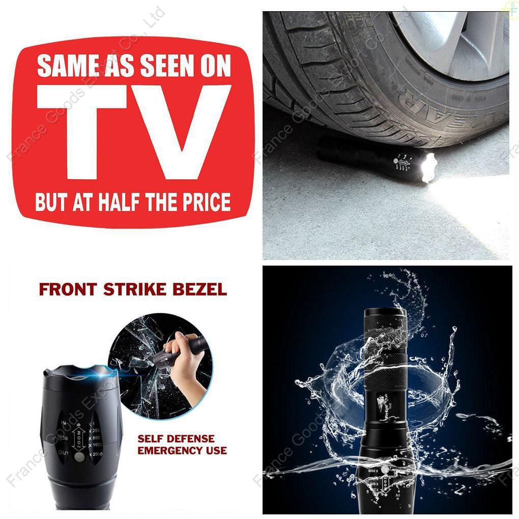 FireLight T6-02 O1, Tactical Advanced Professional Military Flashlight ...