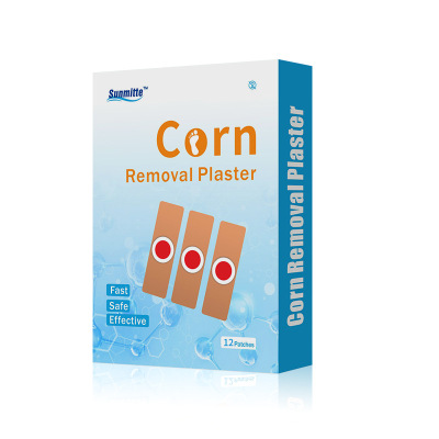 12ชิ้นกล่อง Medical Plaster Foot Corn Callus Removal Thorn Plantar ...