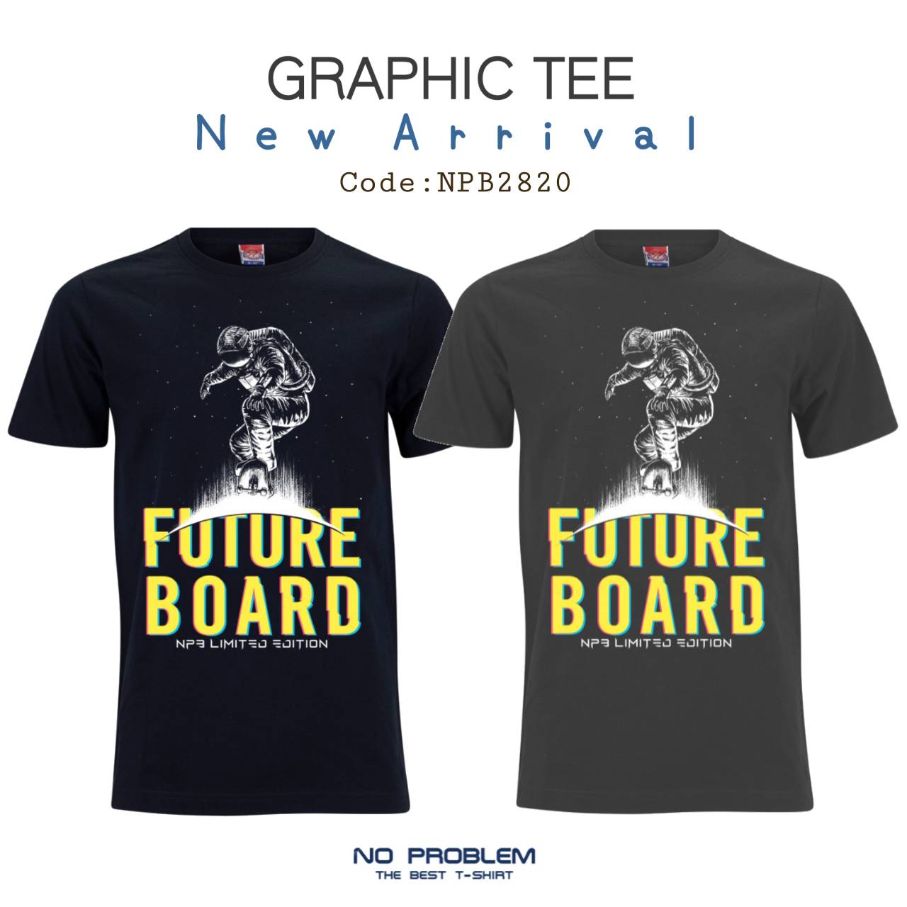 No Problem ฺBrand NPB.2820 Cotton 100% USA 20 Semi Jersey Unisex เสื้อ ...