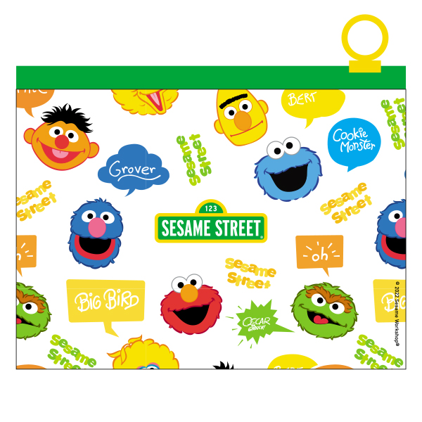 SST Sesame Street Zipper PVC Bag 25Wx18Hx4S cm | Lazada.co.th