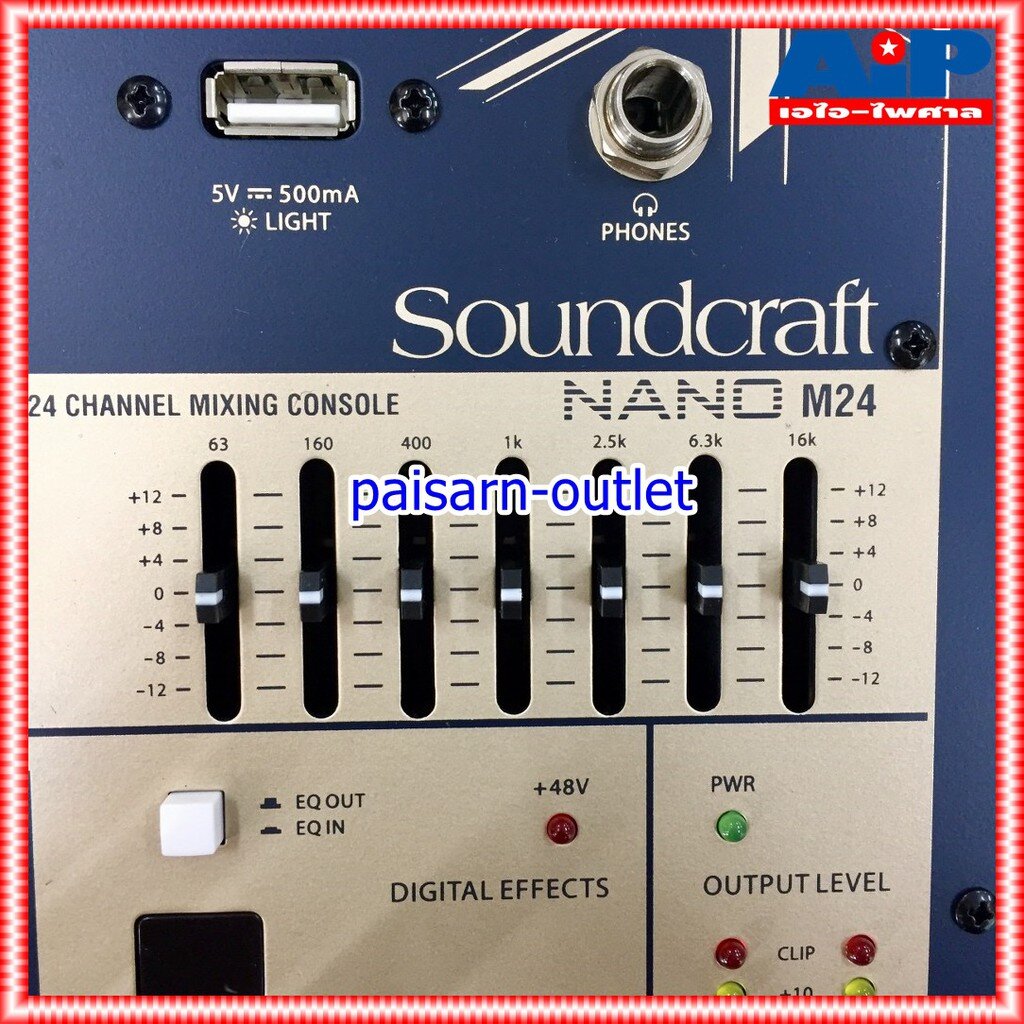 SOUNDCRAFT NANO M24 MIXER มิกเซอร์อนาล็อก เครื่องผสมสัญญาณเสียง mixer ...