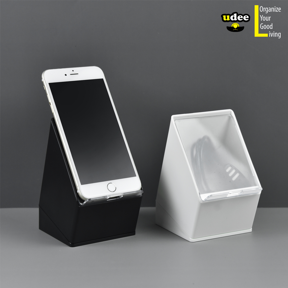 UDEE กล่องทรงเอียงพร้อมตั้งมือถือ กล่องเก็บของทรงเอียง ฐานทำมุมเอียง 20 ...