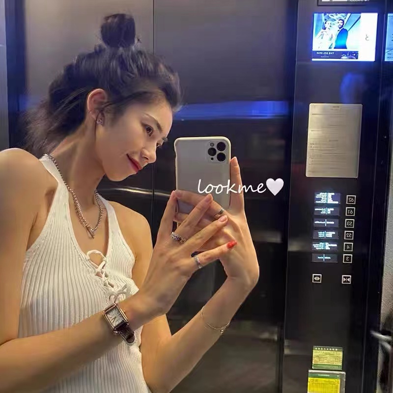 tichada 1558 เสื้อยืดแฟร์ชั่นหญิงหรือเสื้อไหมพรมสายเดี่ยวรัดรูปโชว์หลังเซ็กซี่มาก สไตล์ยุโรป ...