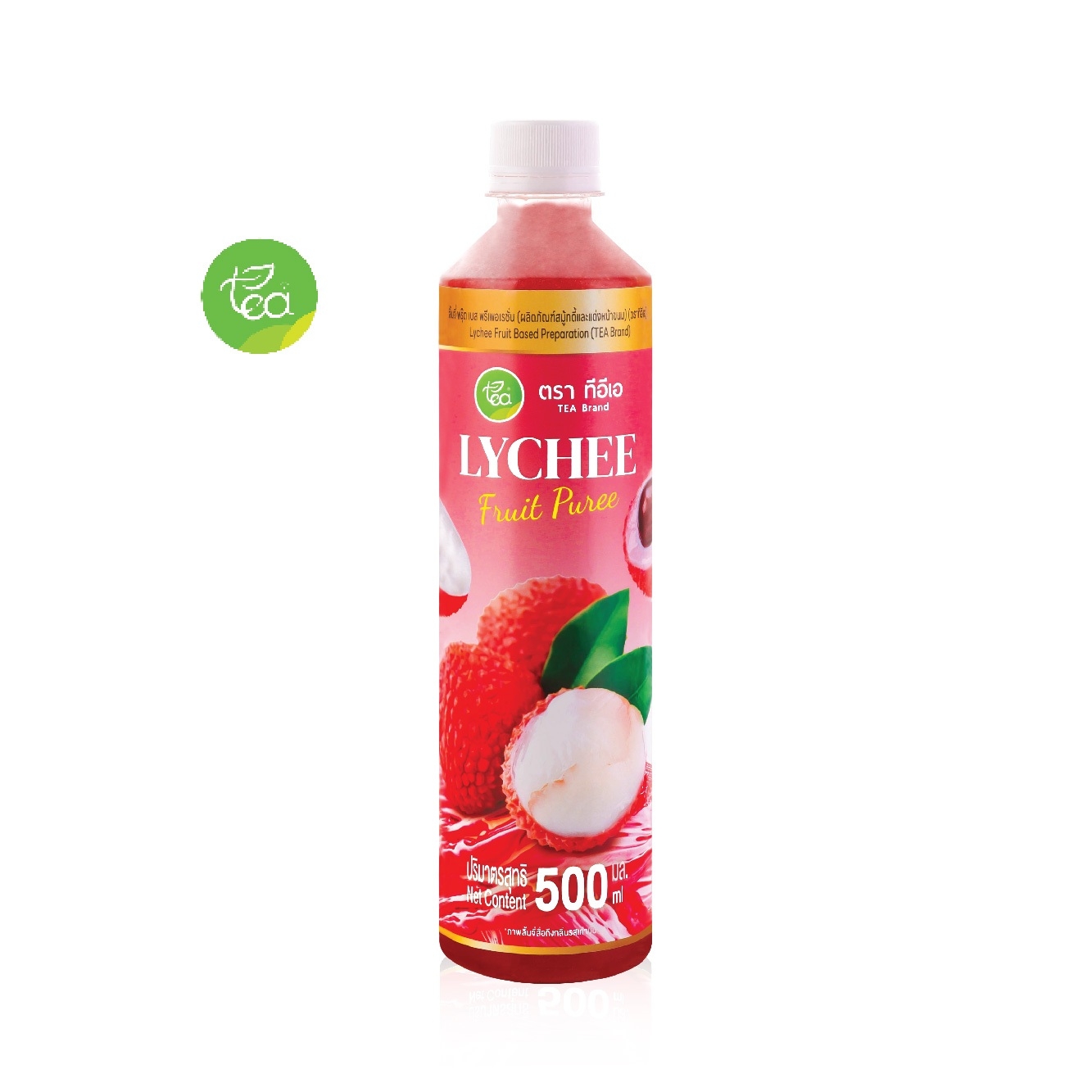 ทีอีเอ ไซรัปลิ้นจี่ ไซรัปเพียวเร่ ผสมเนื้อผลไม้เข้มข้น ฟรุ๊ต เบส พรีเพอ ...