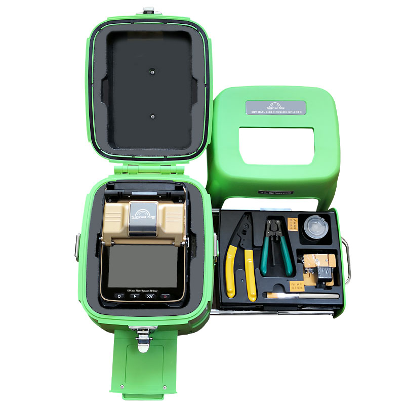 Signal Fire Optical Fiber Fusion Splicer New Splicing Machine with 6 ...
