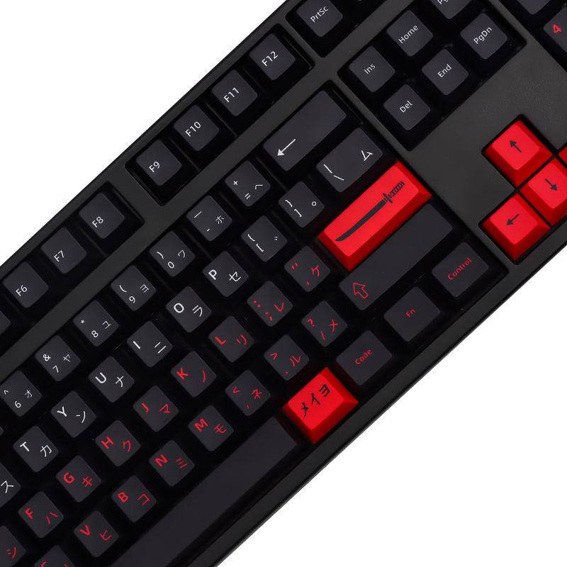 Bushido Keycap 61/68/84/87/104/108 Keys keycap Layout Cherry Profile ...
