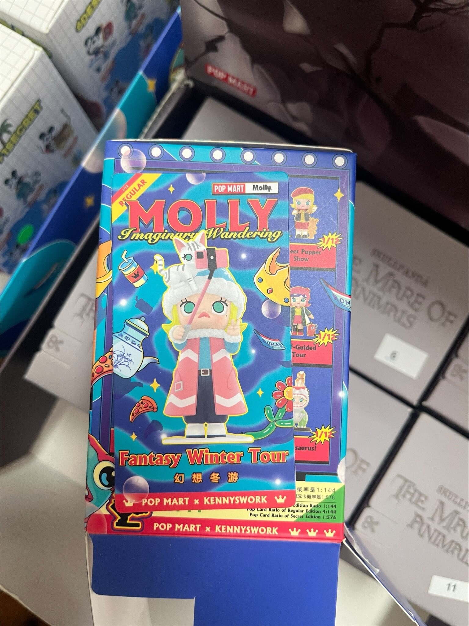 POPMART : MOLLY Imaginary Wandering Series Blind Box ฟิกเกอร์ ของเล่น ...