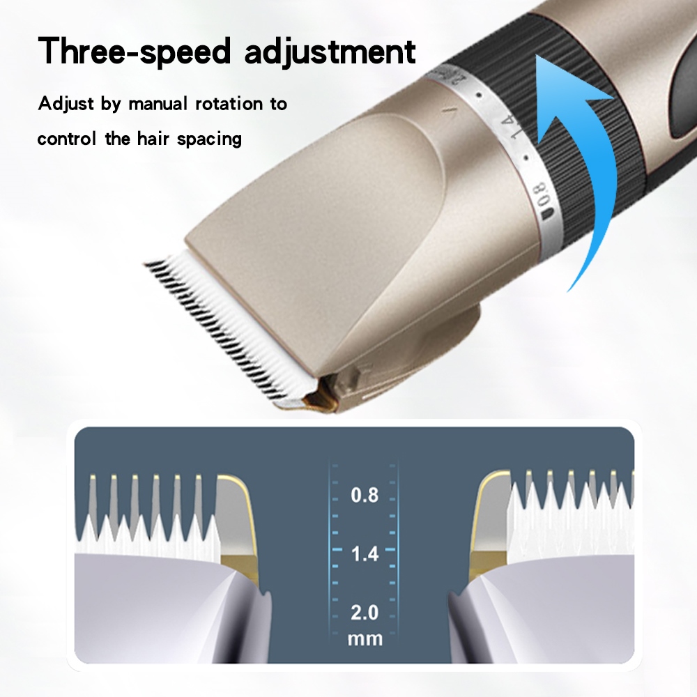 Professional Hair Clipper Electric Shaver For Men Rechargeable Hair Cutting Machine Beard Blade ...