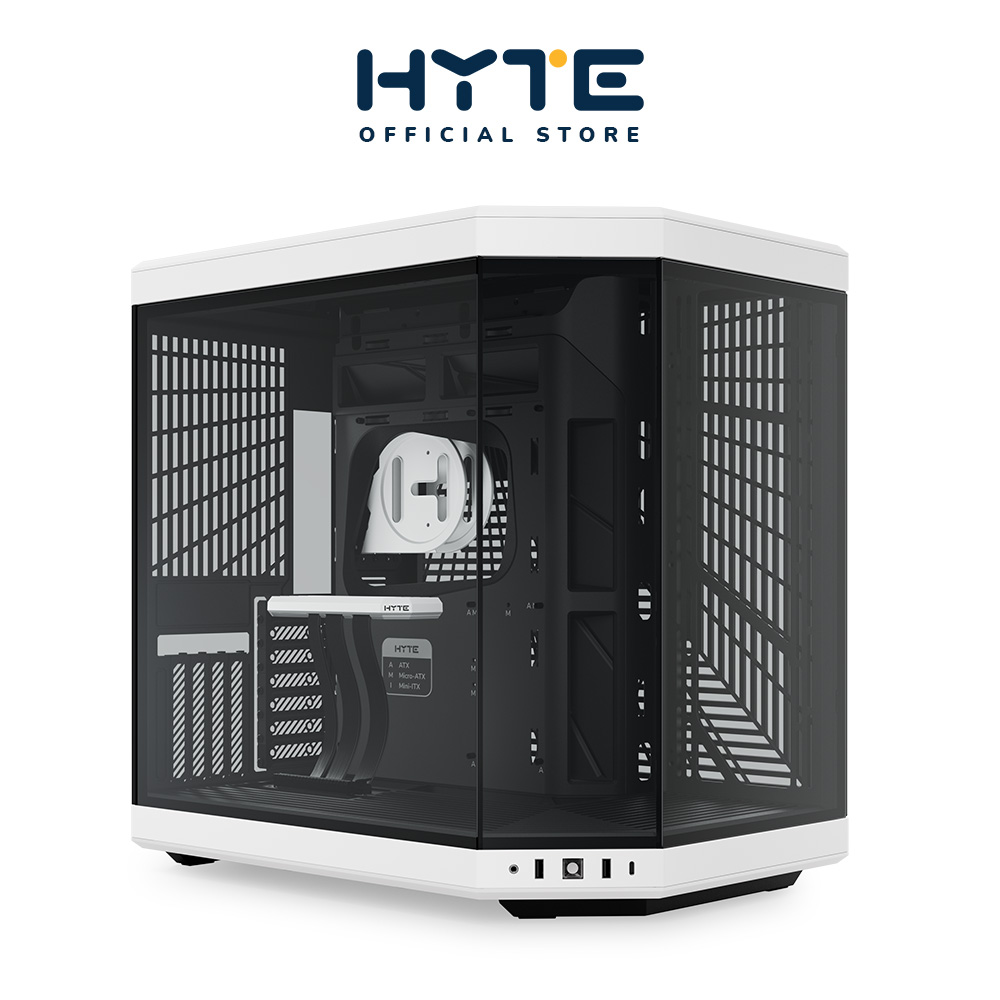 [HYTE Official Store] HYTE Y70 WHITE WITH RISER VERTICAL GPU MOUNT (Computer case / เคส ...