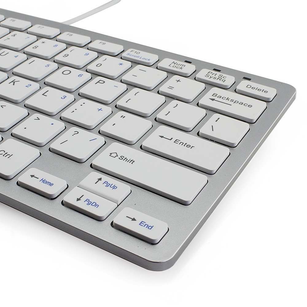 【Ready】 Computer Keyboard For Apple Macbook Ergonomic Slim Wired Usb ...