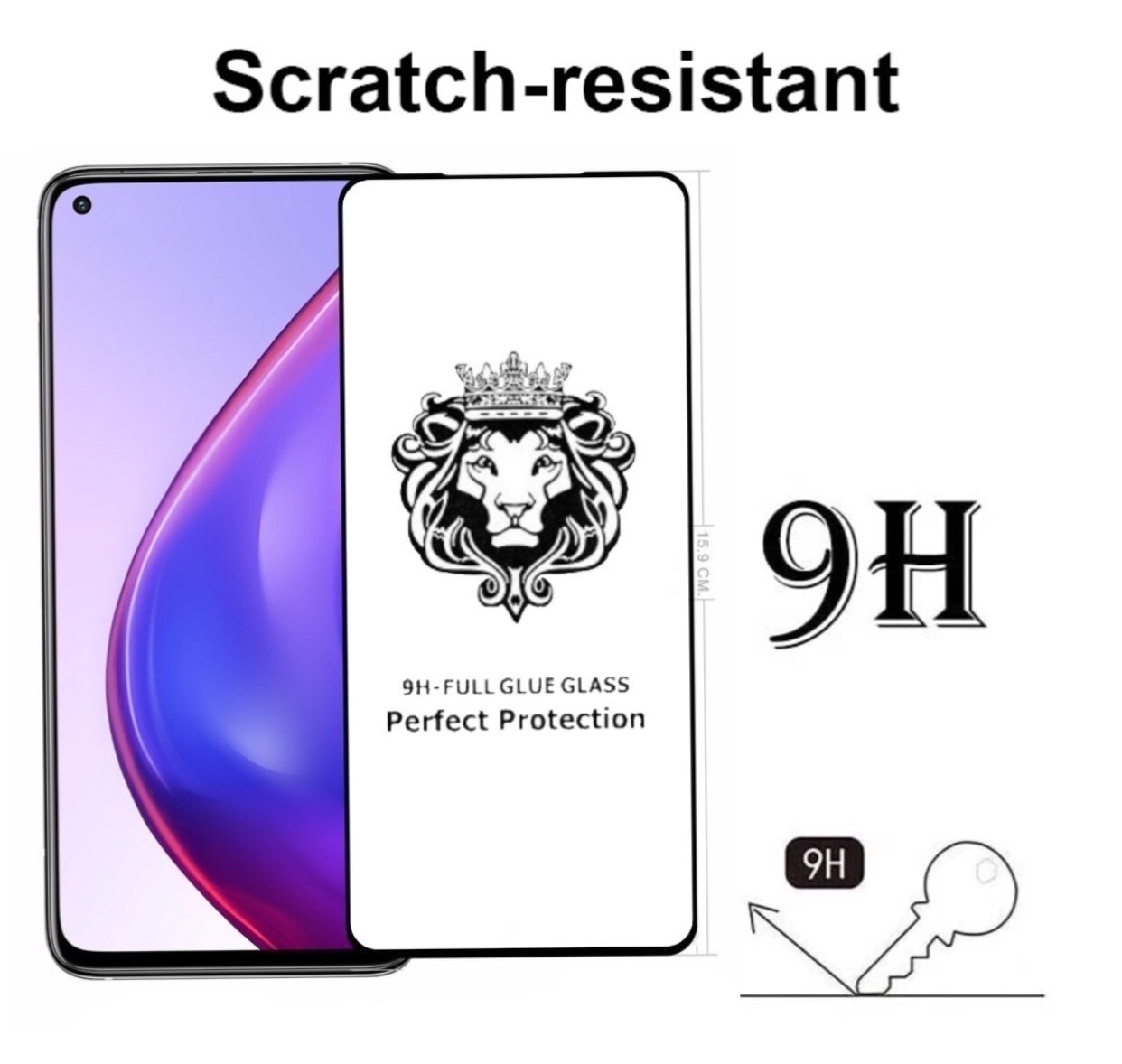 หัวสิงโต ฟิล์มกระจก เต็มจอ For Xiaomi Mi9T Mi9Tpro 9H Full Tempered glass - Ohy vision - ThaiPick