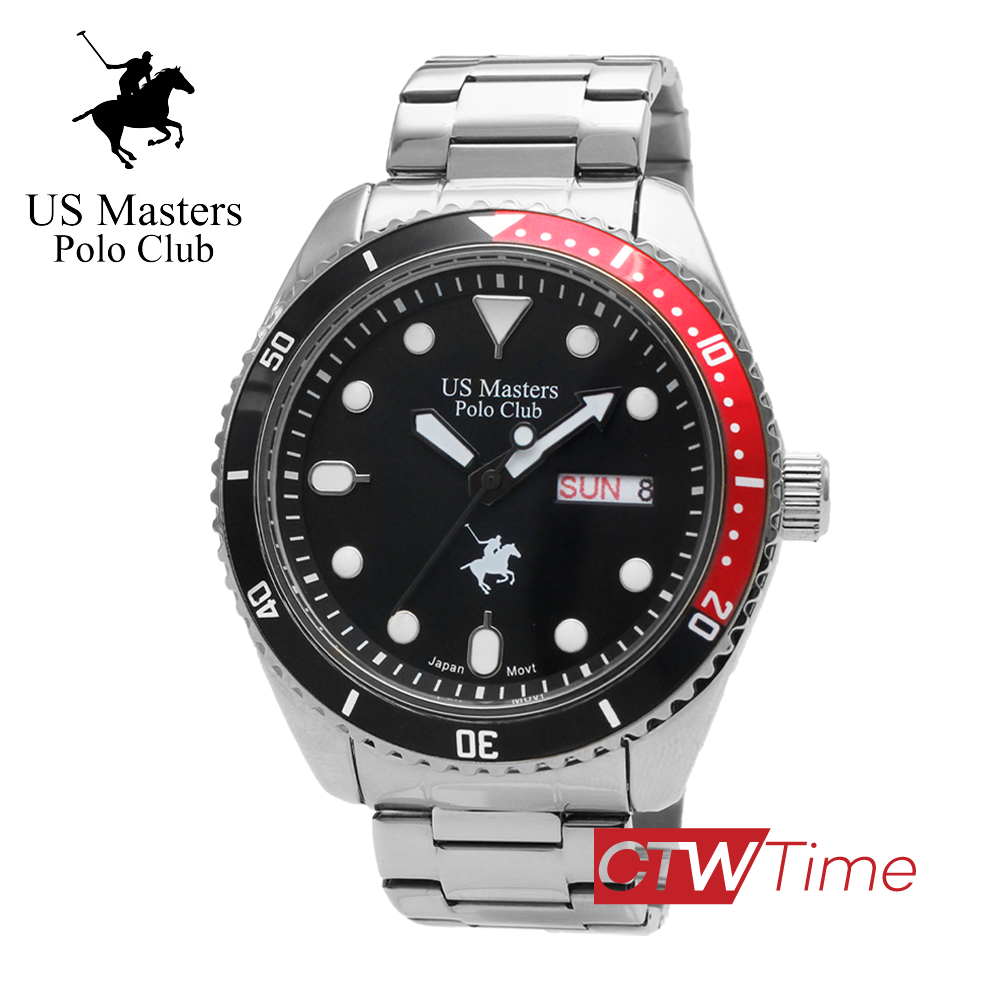 US Master Polo Club นาฬิกาข้อมือผู้ชาย สายสแตนเลส รุ่น USM-230301 | Lazada.co.th