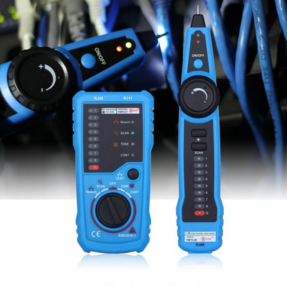 【mookis】 เครื่องทดสอบสายเคเบิล Wire Tracker Network Telephone Line ...