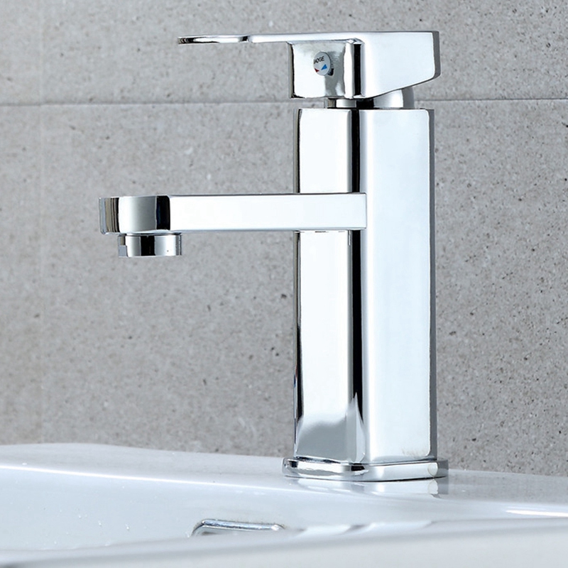 Single Handle Kitchen Bathroom Basin Sink Hot and Cold Water Mix ...