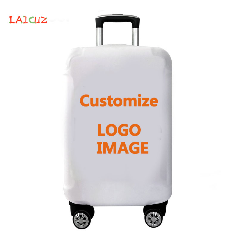 Customized Photo Logo Luggage Cover Suitcase Covers Elastic Anti-dust ...