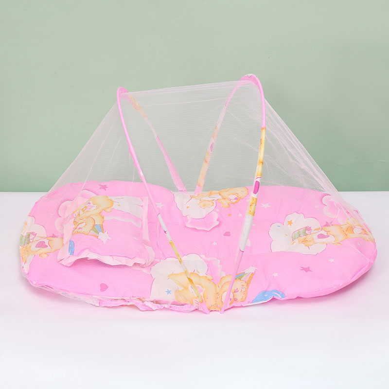 Baby Bed Mosquito Net Portable Foldable Baby Crib Netting Polyester ...