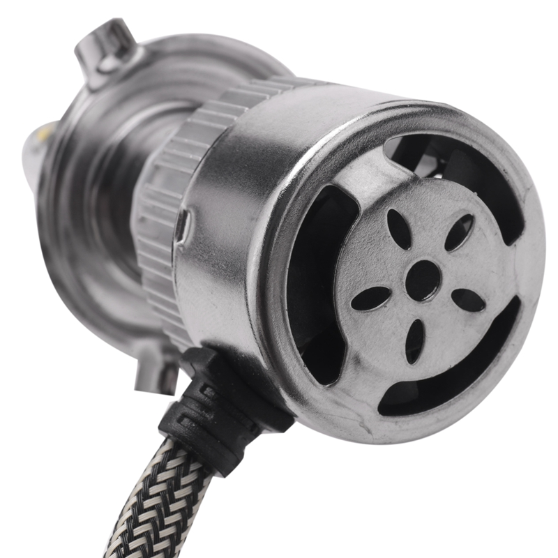 New 2pcs C6 LED Car Headlight Kit COB H4 36W 7600LM White Light Bulbs ...