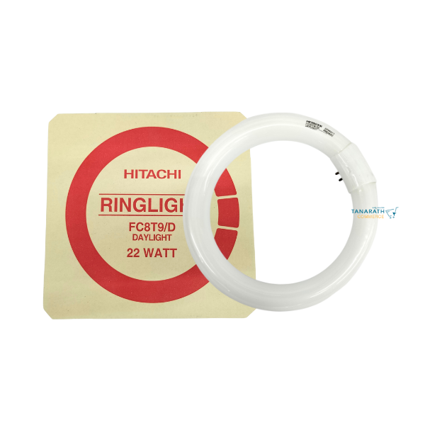 หลอดนีออน T9 22W แสง Daylight (สีขาว) หลอดไฟ ฟลูออเรสเซนต์กลม หลอดโค้ง ...