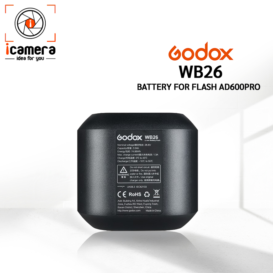 Godox Battery WB26 For AD600 Pro - icamera - ThaiPick