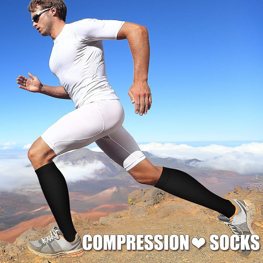 ถุงเท้า Medical Support Sock for Men & Women(Compressing Stockings) PU ...