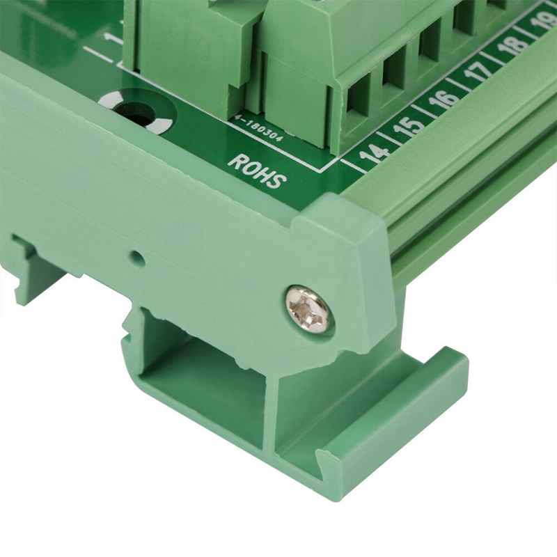 DB25 DIN Rail Mount Interface Module Male/Female Connector Breakout ...