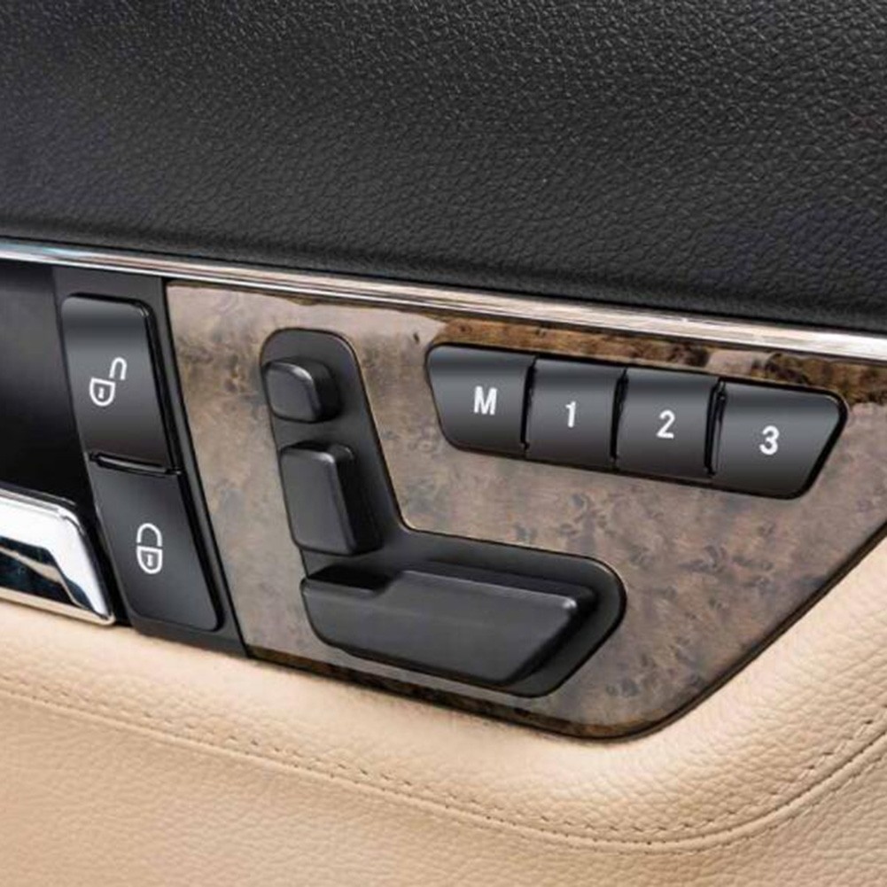 4PCS/set Car Door Lock Unlock Switch Button Cover Trim For Mercedes ...