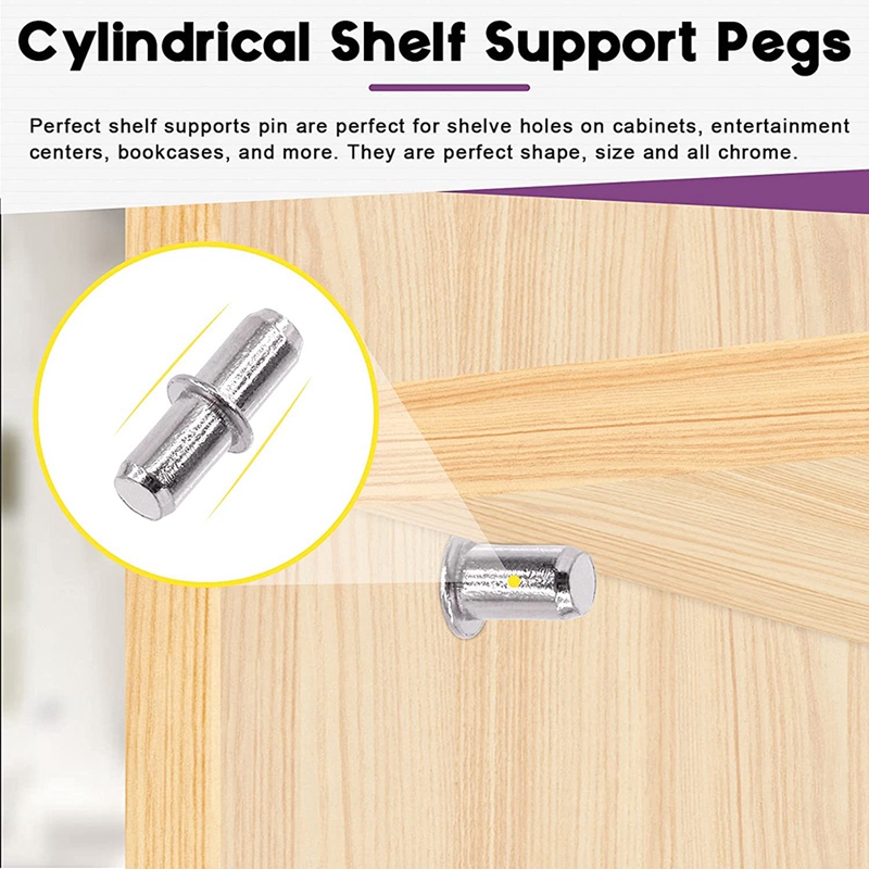 Shelf Pins, Support Nails,Plated Steel Frame Bracket Pins, Bracket ...