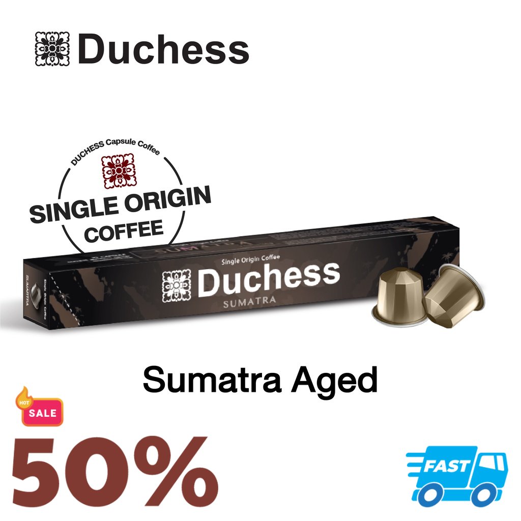 อาหารduchess Coffee Capsule 1 กล่อง 10 แคปซูล มี 15 รสชาติ สามารถเลือก