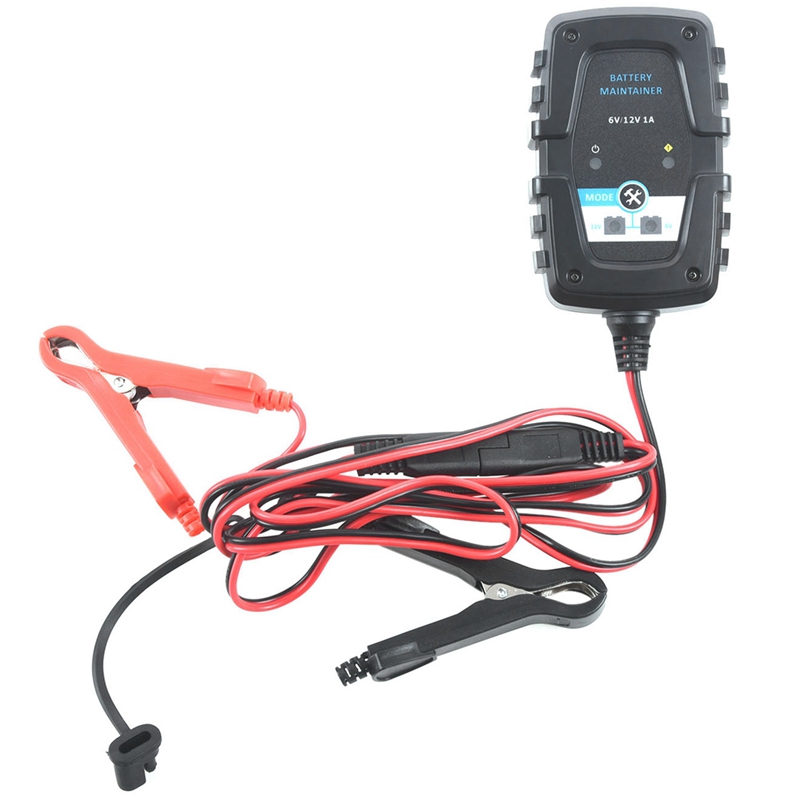 6V 12V 1Amp Trickle Battery Charger Automotive Battery Maintainer Smart ...