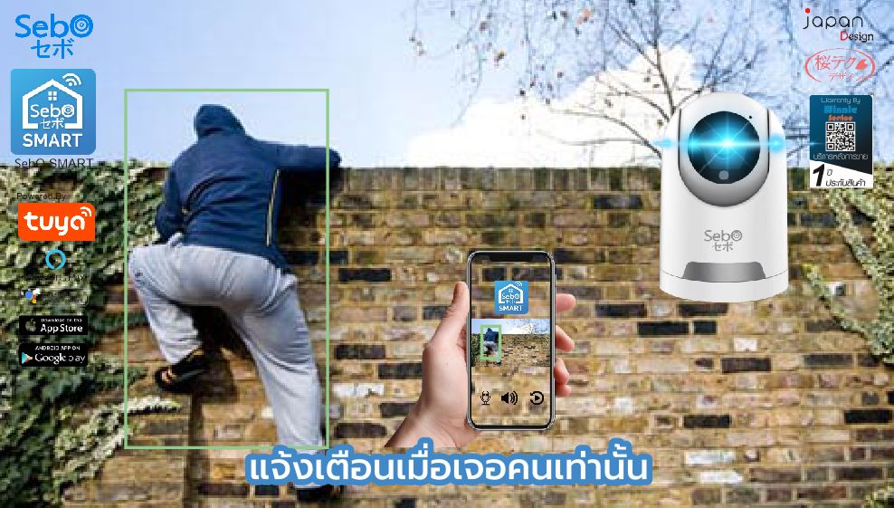 SebO MARU Gen 2 กล้องวงจรปิดไร้สาย ละเอียด 3 ล้าน SMART AI พร้อมระบบ ...