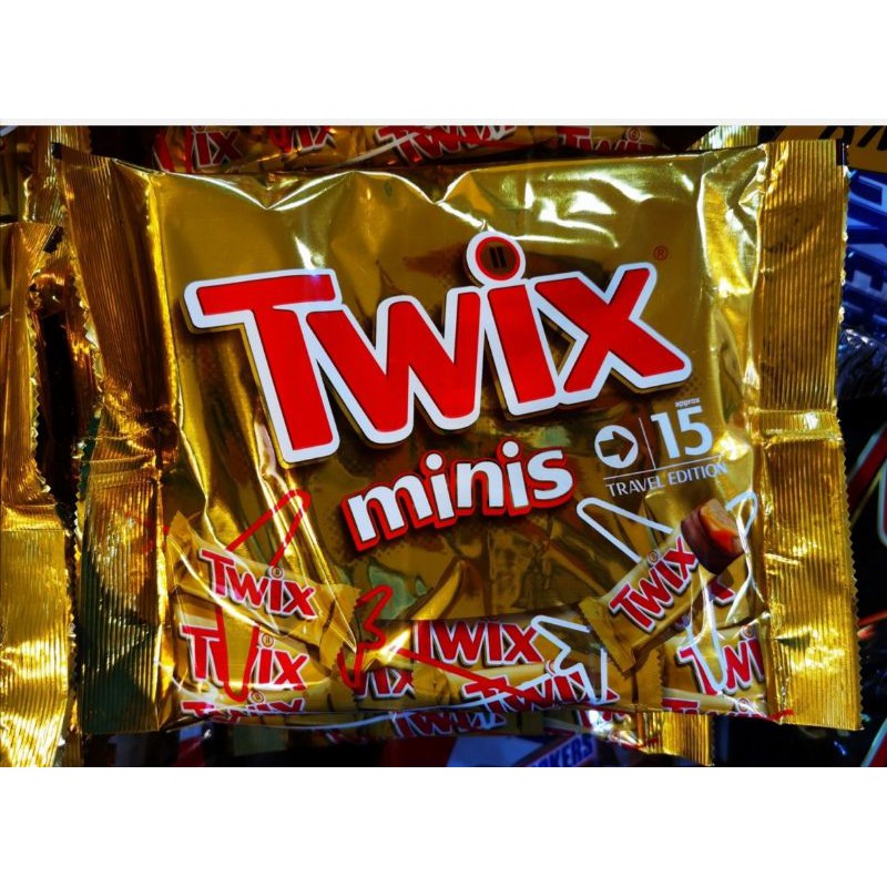 chocolate Twix minis 15 ชิ้น 333 g. - B-Inport - ThaiPick