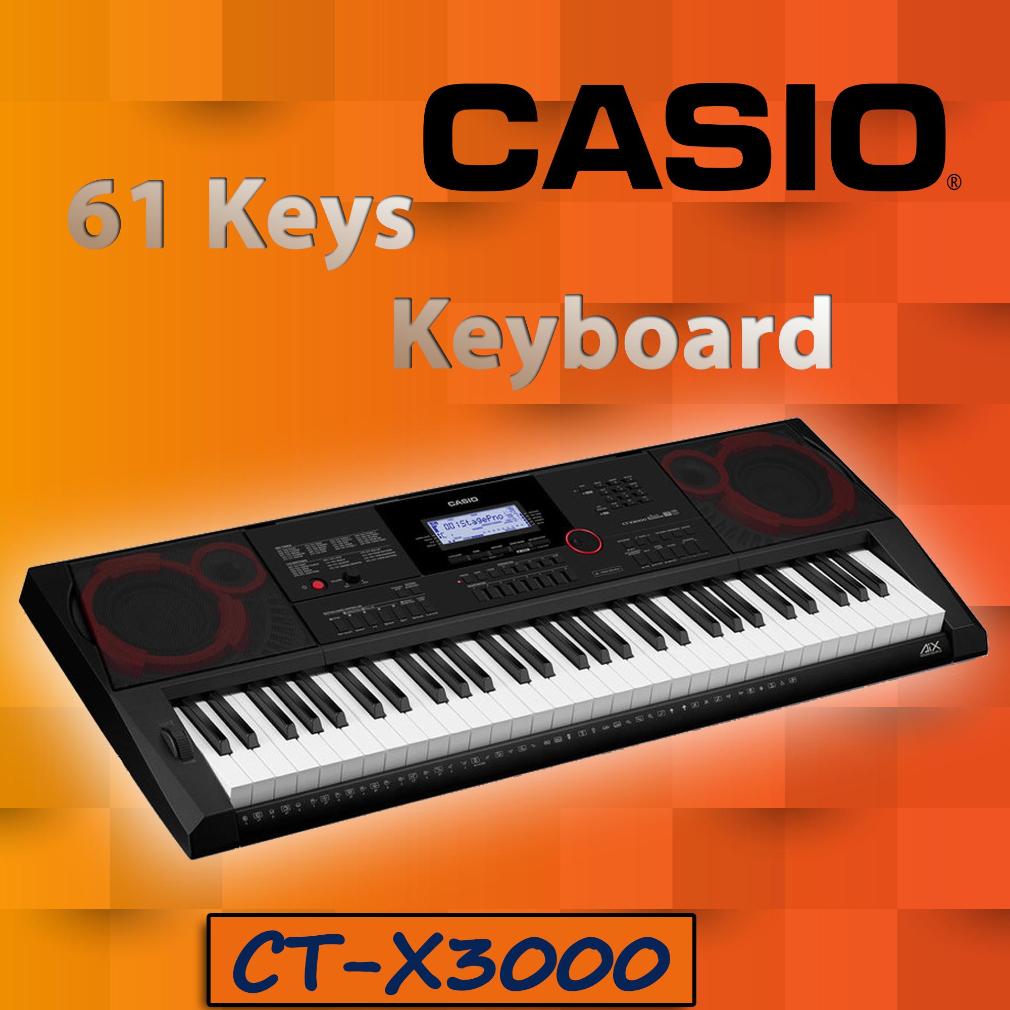 Casio คาสิโอ คีย์บอร์ด Keyboard CT-X3000 Adapter PX130 PS12V 61K - Tone ...