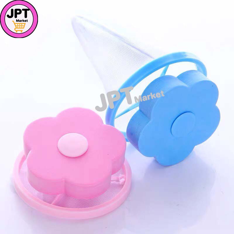 JPT Market ️ถุงกรองสิ่งสกปรกในเครื่องซักผ้า ที่กรองเศษสกปรกในเครื่องซักผ้า ตาข่ายดอกไม้ กรอง ...