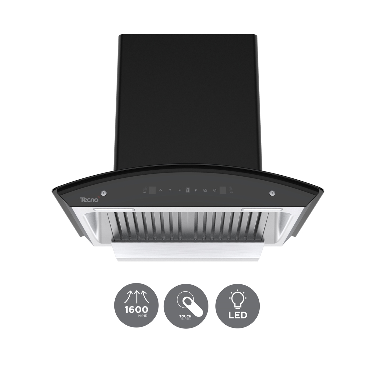 TECNOSTAR เครื่องดูดควัน แบบติดผนัง รุ่น TNS HD 60 MA/B | Lazada.co.th