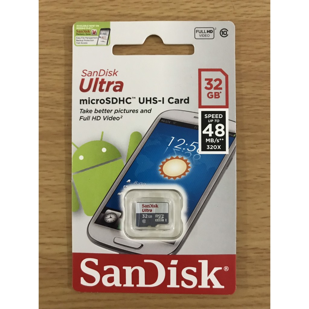 Memory Card Micro SDHC 32GB Class 10 เมมโมรี่การ์ด Sandisk - BoyzIIMen ...