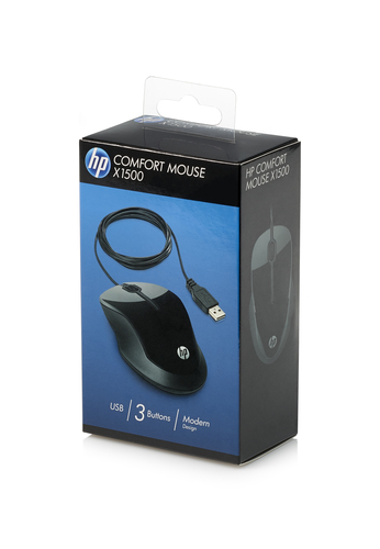 เม้าส์ HP X1500 Wired Mouse - อนงค์ ซัพพลาย - ThaiPick