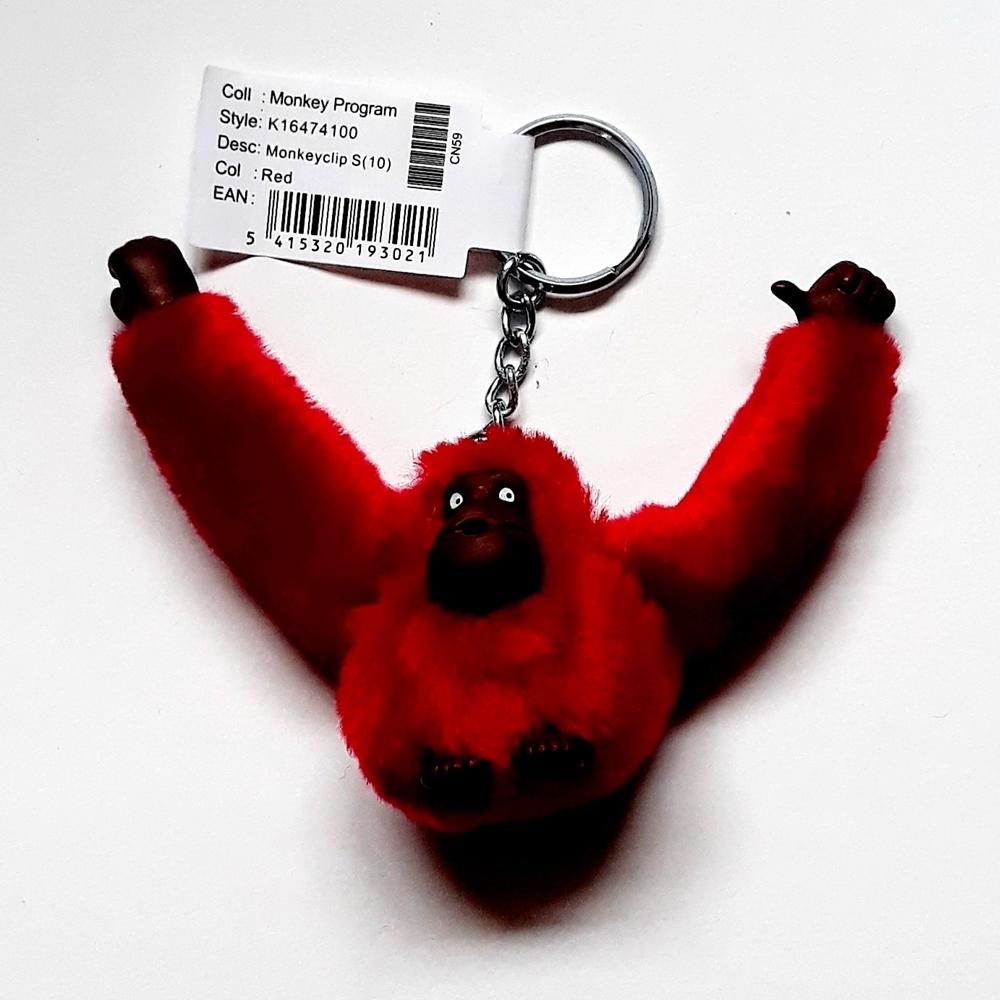 Kipling Monkeyclip S(10) - Red - Madam Classic - ThaiPick