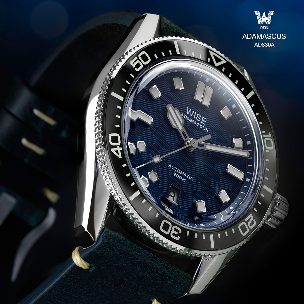 WISE รุ่น Adamascus AD8 Stainless 904L - WISE thailandwatch - ThaiPick